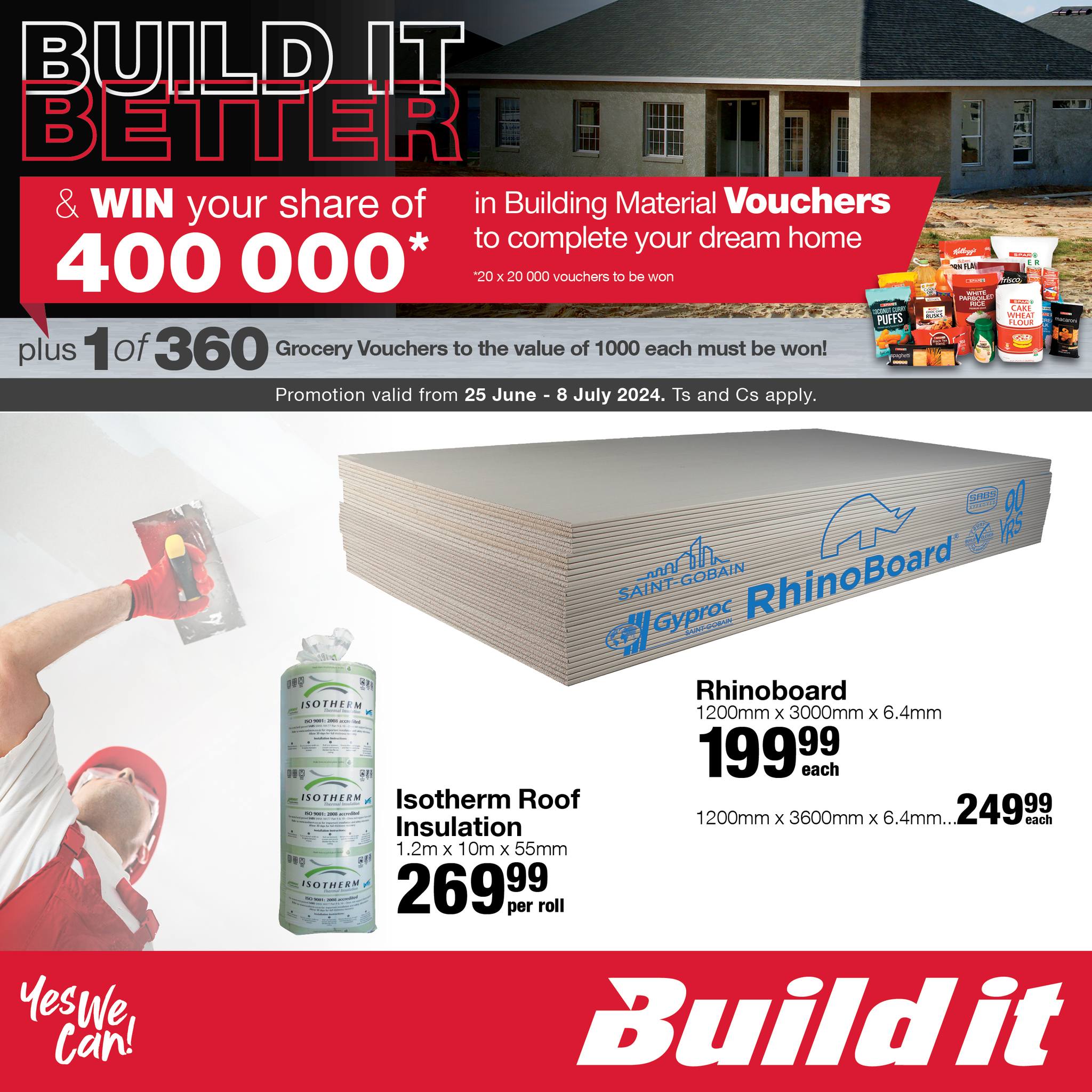 Latest promotions & discounts on building materials and hardware.
